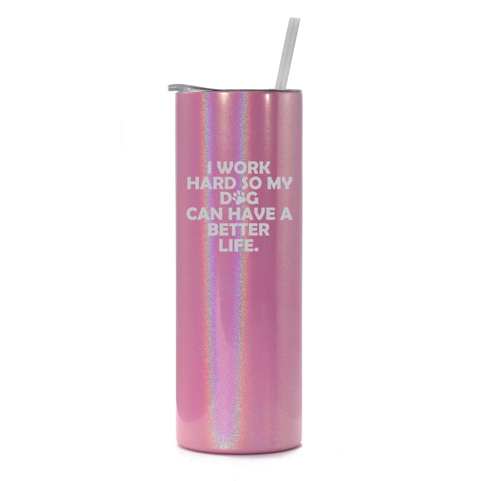 20 oz Skinny Tall Tumbler Stainless Steel Vacuum Insulated Travel Mug ...