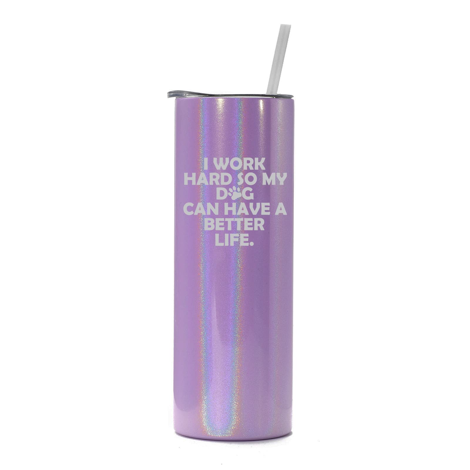 20 oz Skinny Tall Tumbler Stainless Steel Vacuum Insulated Travel Mug ...