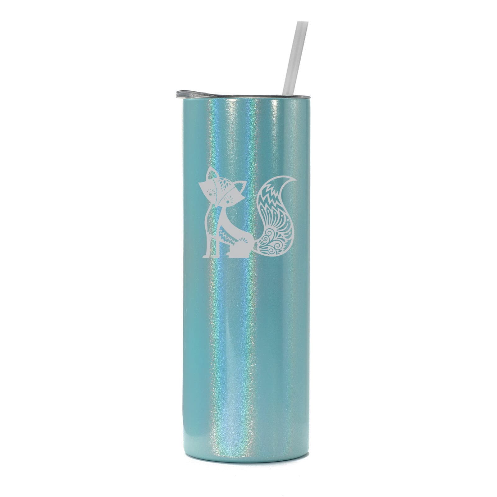 20 oz Skinny Tall Tumbler Stainless Steel Vacuum Insulated Travel Mug ...