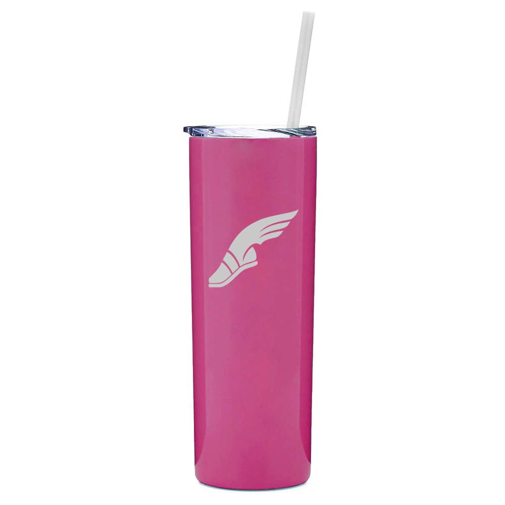 20 oz Skinny Tall Tumbler Stainless Steel Vacuum Insulated Travel Mug ...