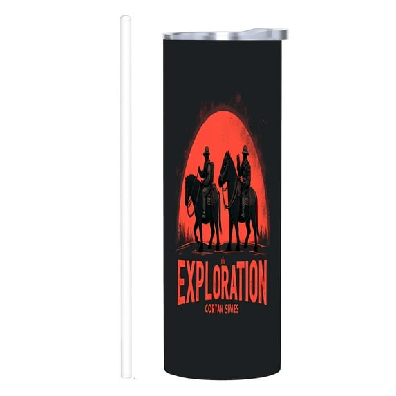 20 oz Stainless Steel Insulated Travel Mug - Bold ' EXPLORATION ...