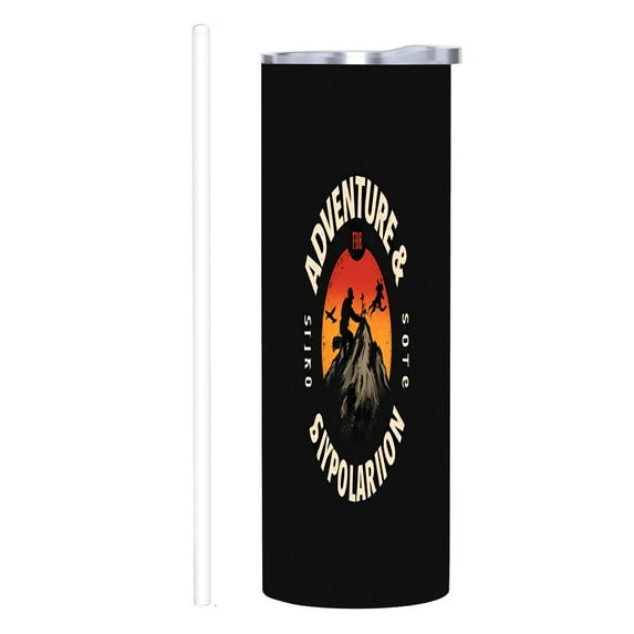 20 oz Stainless Steel Insulated Tumbler - Adventure Design with ...