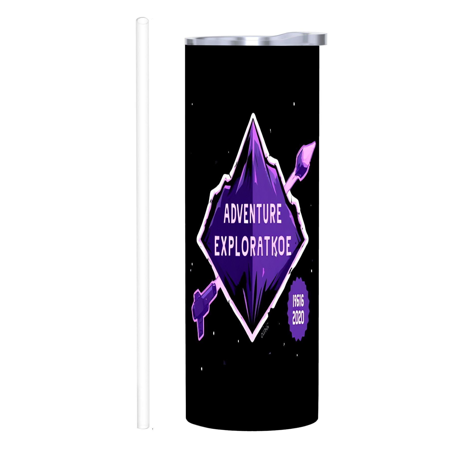 20 oz Stainless Steel Insulated Tumbler - Adventure Exploratory Design ...