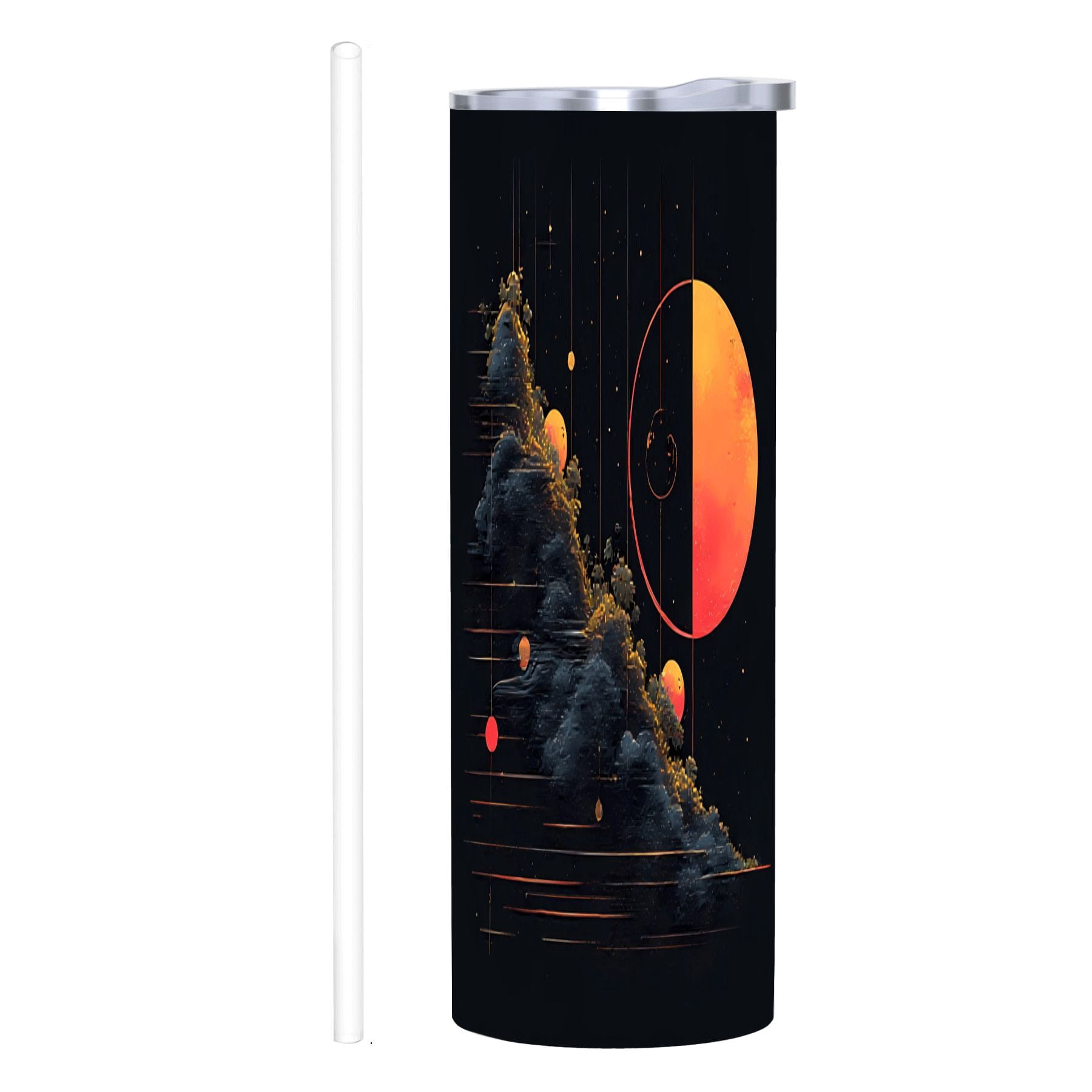 20 oz Stainless Steel Insulated Tumbler - Artistic Landscape Design ...