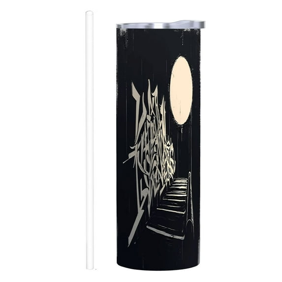 20 oz Stainless Steel Insulated Tumbler - Artistic Moon & Staircase ...