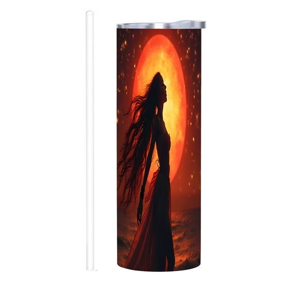 20 oz Stainless Steel Insulated Tumbler - Artistic Woman Silhouette ...