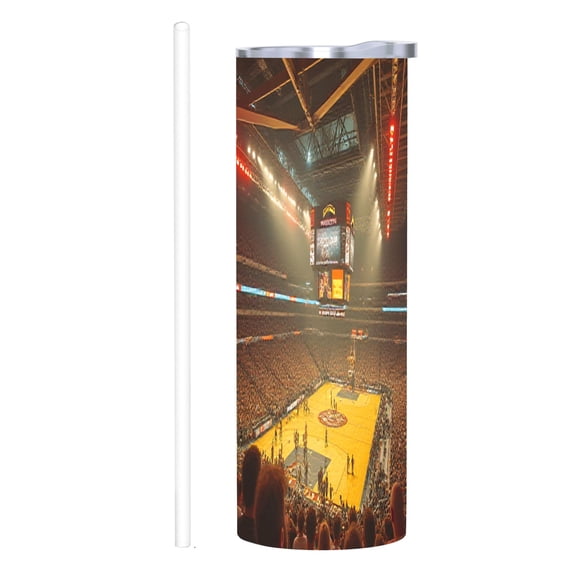20 oz Stainless Steel Insulated Tumbler - Basketball Court Design ...