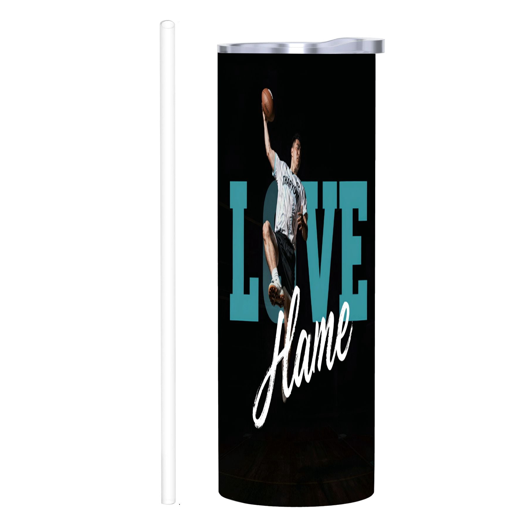 20 oz Stainless Steel Insulated Tumbler - Basketball Player Design ...