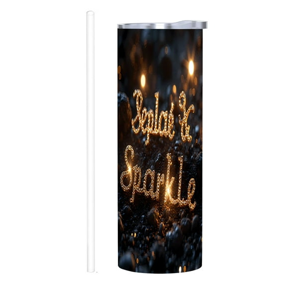 20 oz Stainless Steel Insulated Tumbler - Beautify Sparkle Design with ...