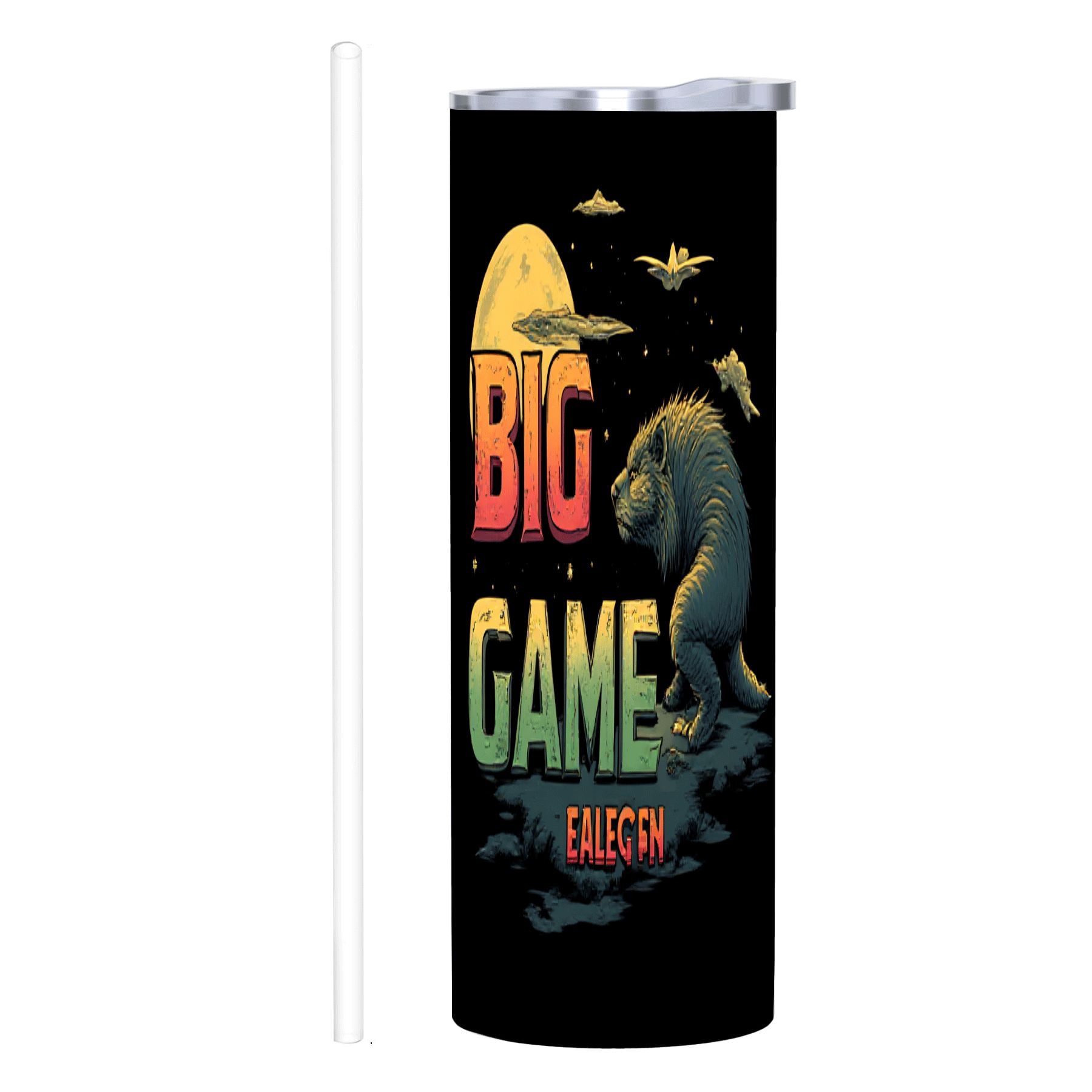 20 oz Stainless Steel Insulated Tumbler - Big Game Design with ...