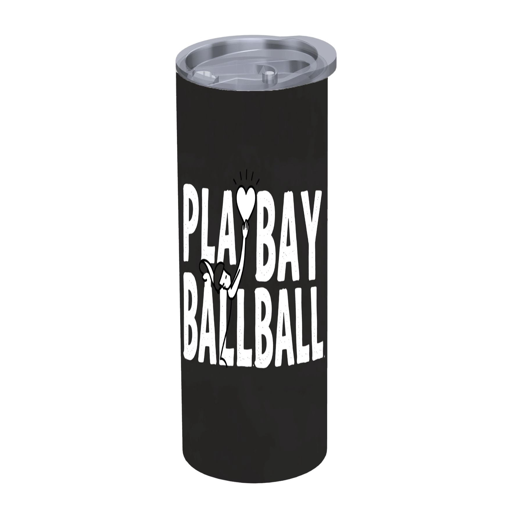 20 oz Stainless Steel Insulated Tumbler - Black with " PLAYBAY BALLBALL ...