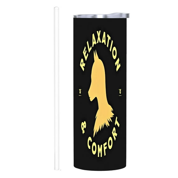 20 oz Stainless Steel Insulated Tumbler - Black with Silver Lid ...