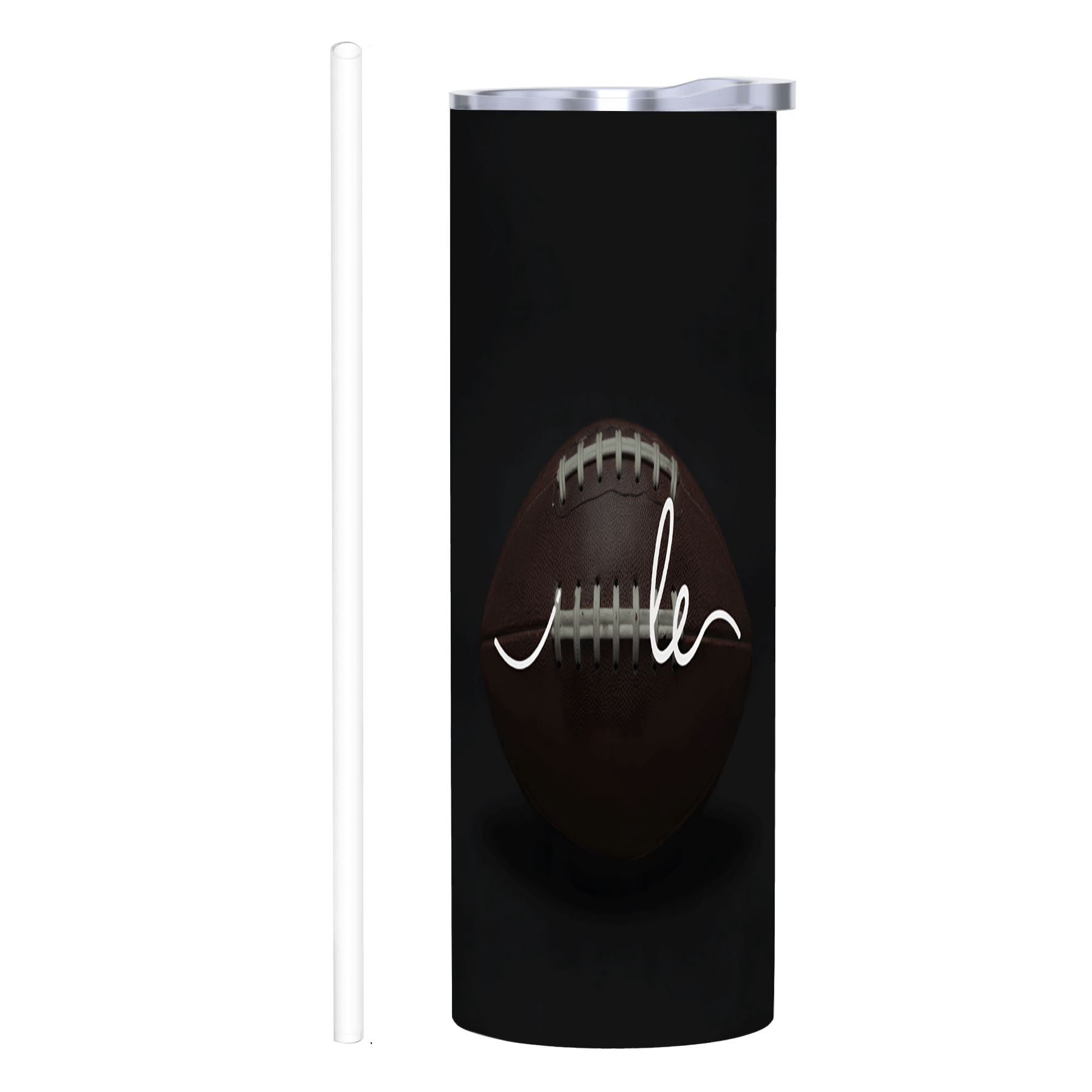 20 oz Stainless Steel Insulated Tumbler - Black with Silver Top ...