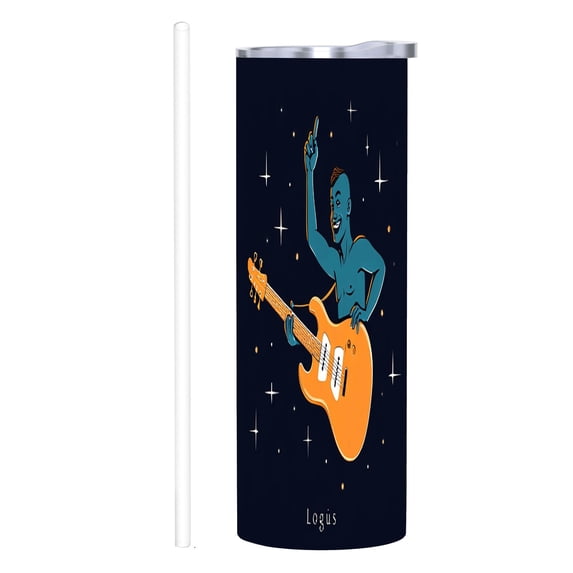 20 oz Stainless Steel Insulated Tumbler - Blue Starry Design with ...