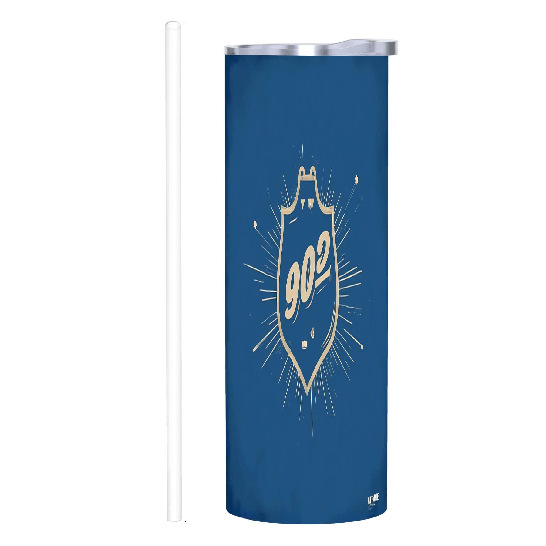 20 oz Stainless Steel Insulated Tumbler - Blue with Bold ' 902 ' Emblem ...