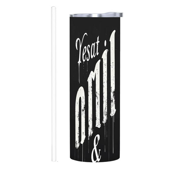 20 oz Stainless Steel Insulated Tumbler - Bold Graffiti Design " Yesat ...