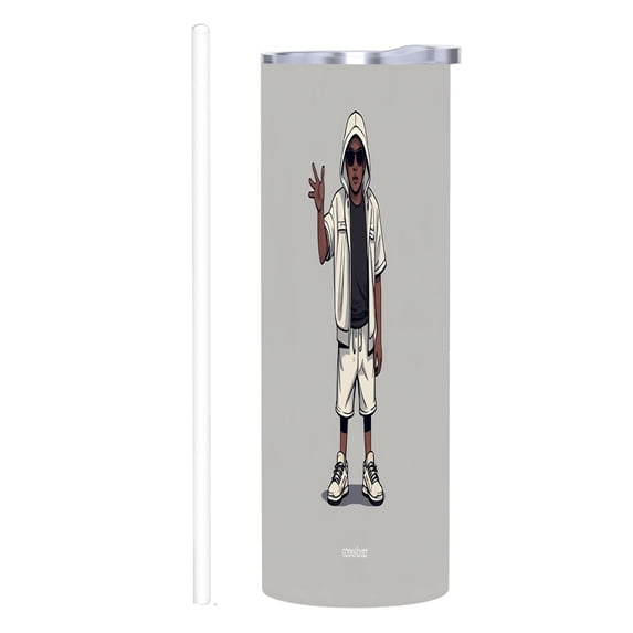 20 oz Stainless Steel Insulated Tumbler - Cartoon Character Design ...