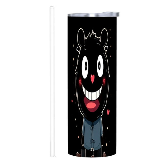20 oz Stainless Steel Insulated Tumbler - Cartoon Character Design with ...