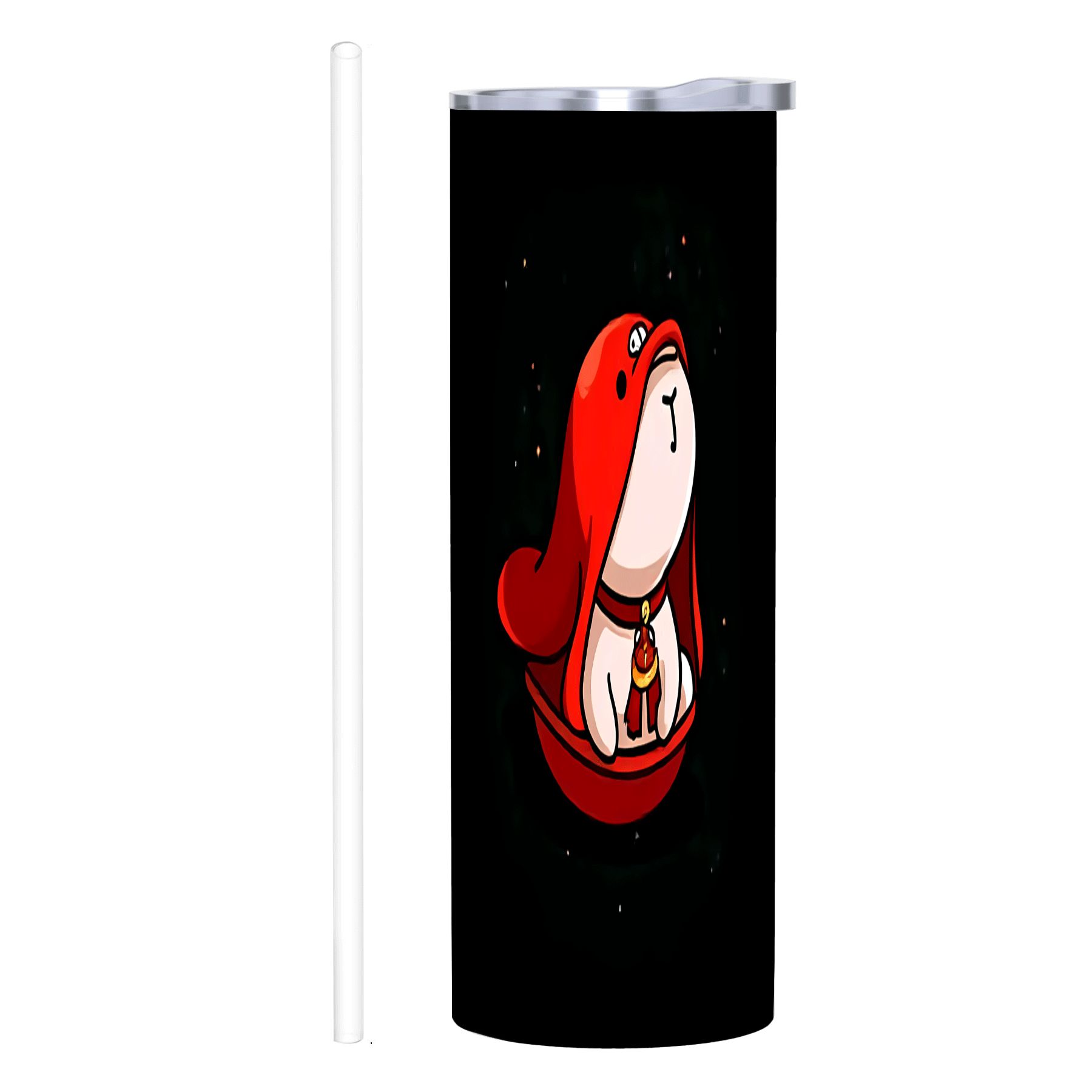 20 oz Stainless Steel Insulated Tumbler - Cartoon Character Design with ...