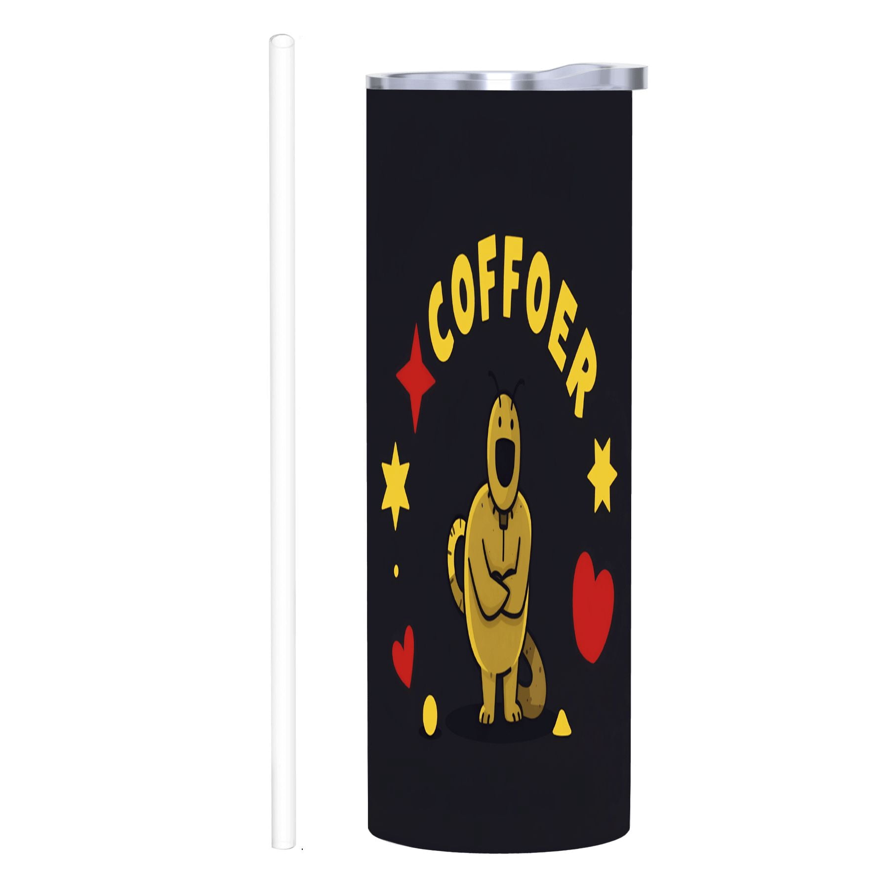 20 oz Stainless Steel Insulated Tumbler - Cartoon Creature Design with ...