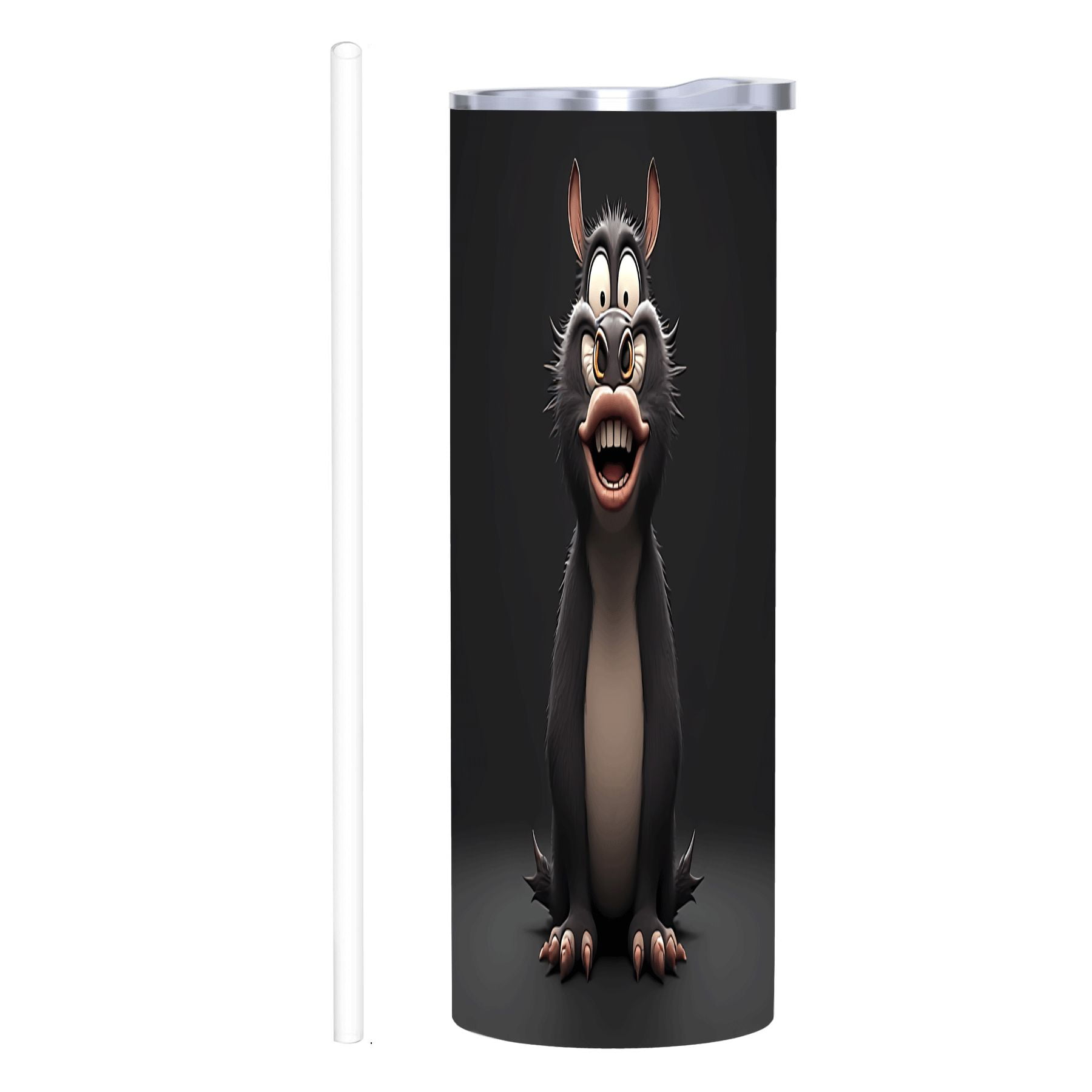 20 oz Stainless Steel Insulated Tumbler - Cartoon Creature Design with ...