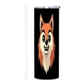 20 oz Stainless Steel Insulated Tumbler - Cartoon Fox Design Double ...