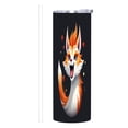 20 oz Stainless Steel Insulated Tumbler - Cheerful Orange & White Cat ...