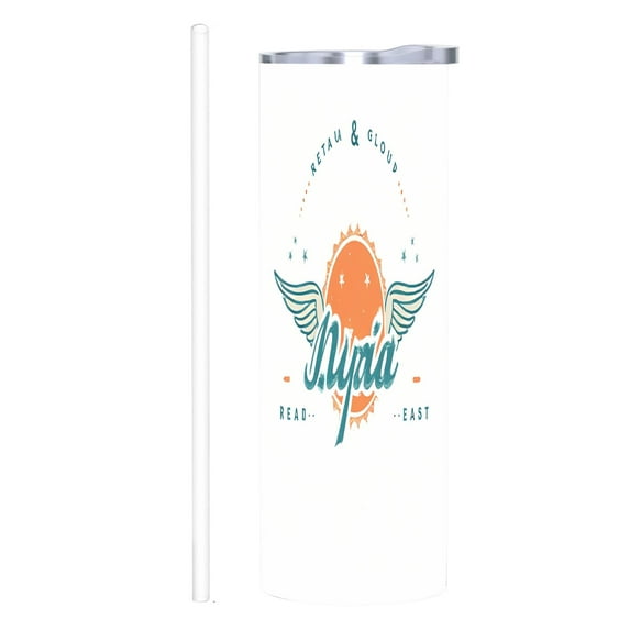 20 oz Stainless Steel Insulated Tumbler - Colorful Sun & Wings Design ...