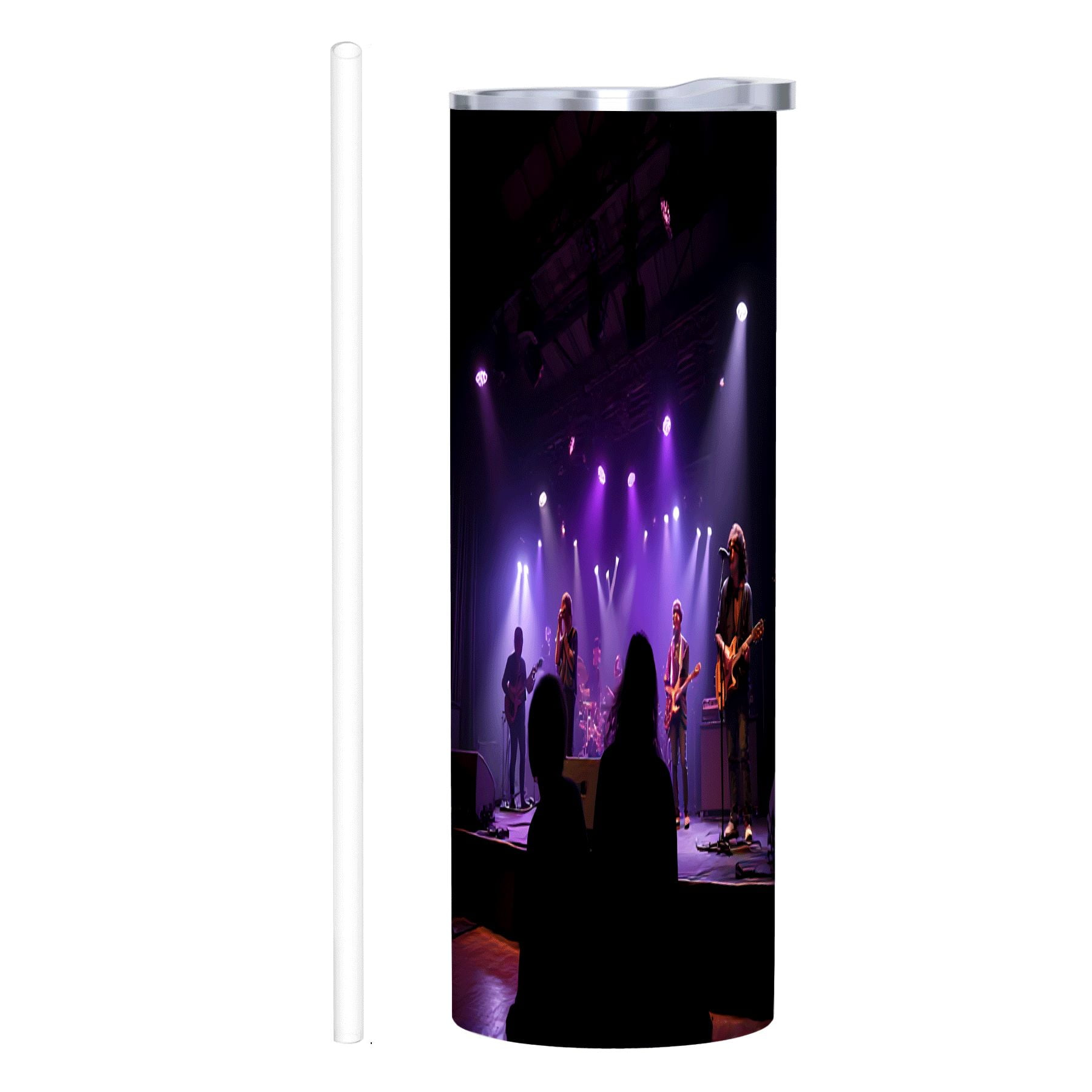 20 oz Stainless Steel Insulated Tumbler - Concert Stage Design with ...