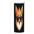 20 oz Stainless Steel Insulated Tumbler - Cool Cartoon Fox Design with ...