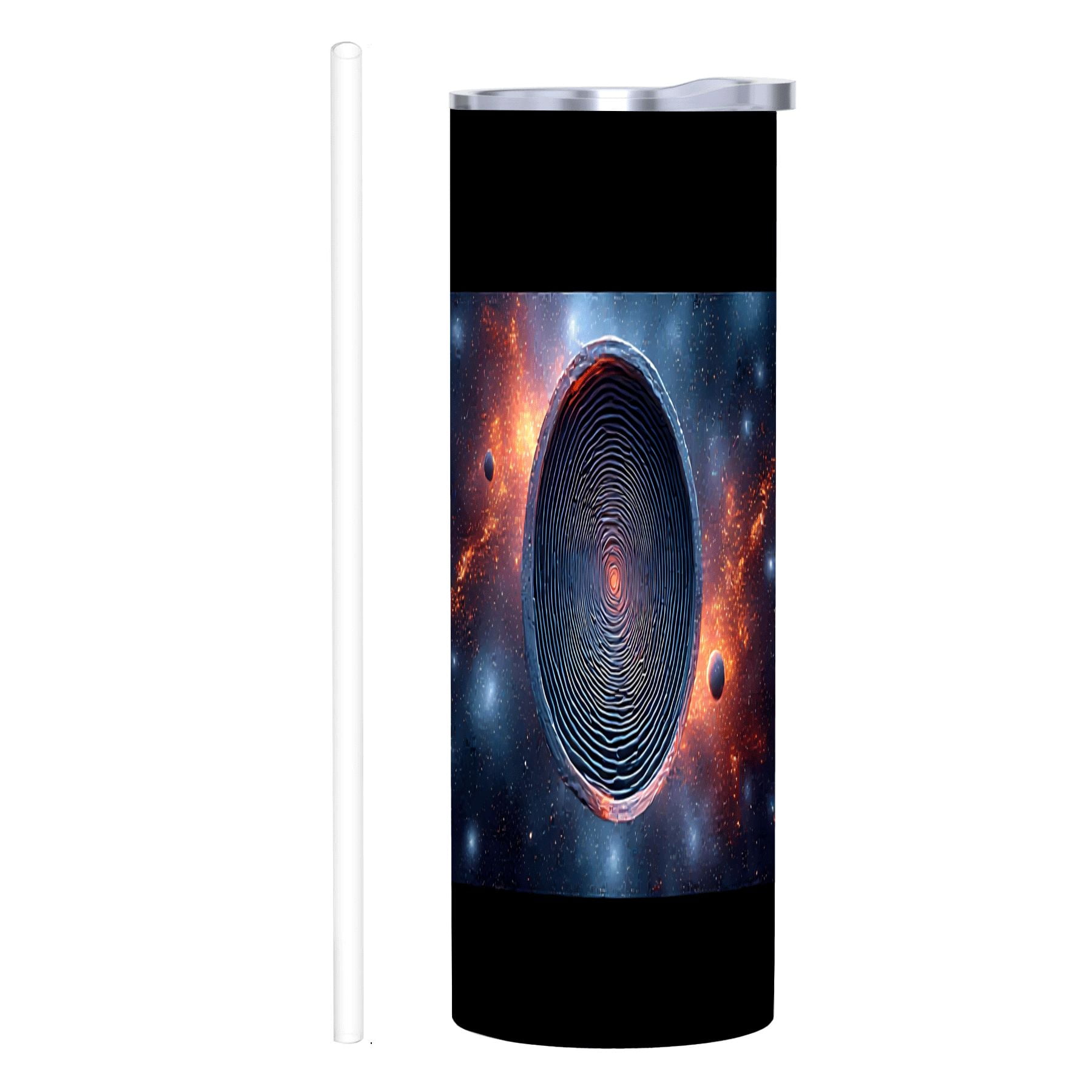 20 oz Stainless Steel Insulated Tumbler - Cosmic Vortex Design with ...