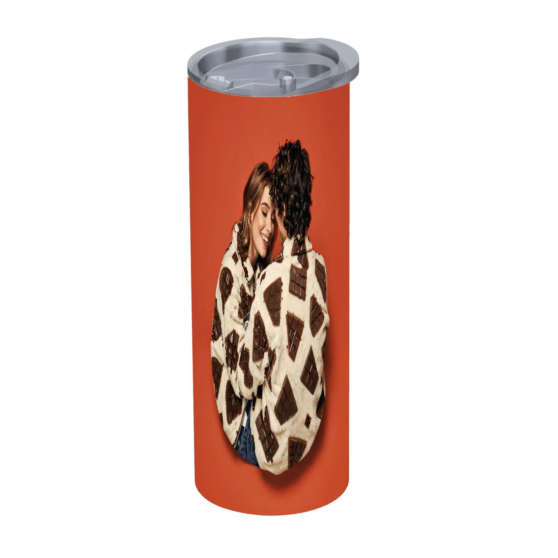 20 oz Stainless Steel Insulated Tumbler - Cozy Embrace Design Double ...