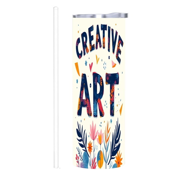 20 oz Stainless Steel Insulated Tumbler - Creative Art Design with Bold ...