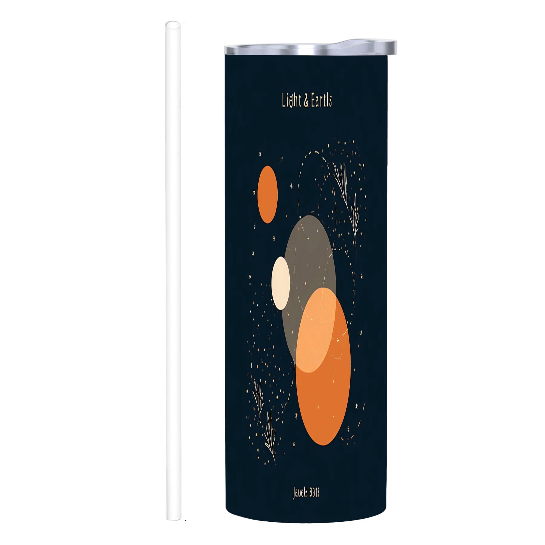 20 oz Stainless Steel Insulated Tumbler - Dark Blue with Celestial ...