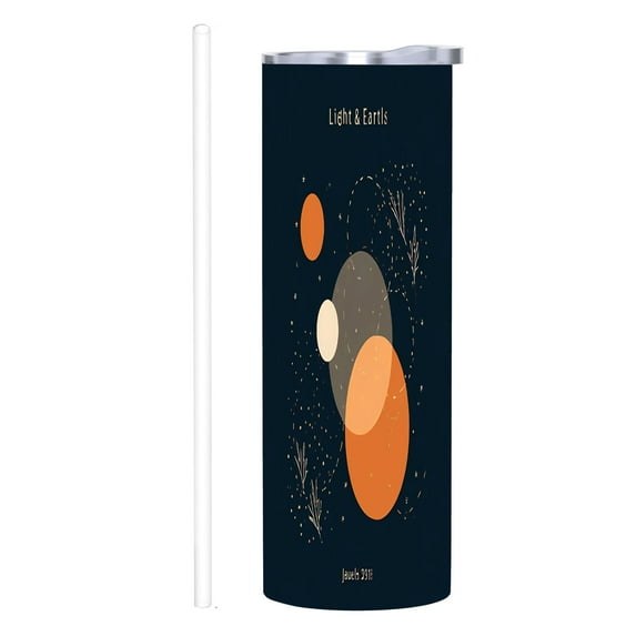 20 oz Stainless Steel Insulated Tumbler - Dark Blue with Celestial ...