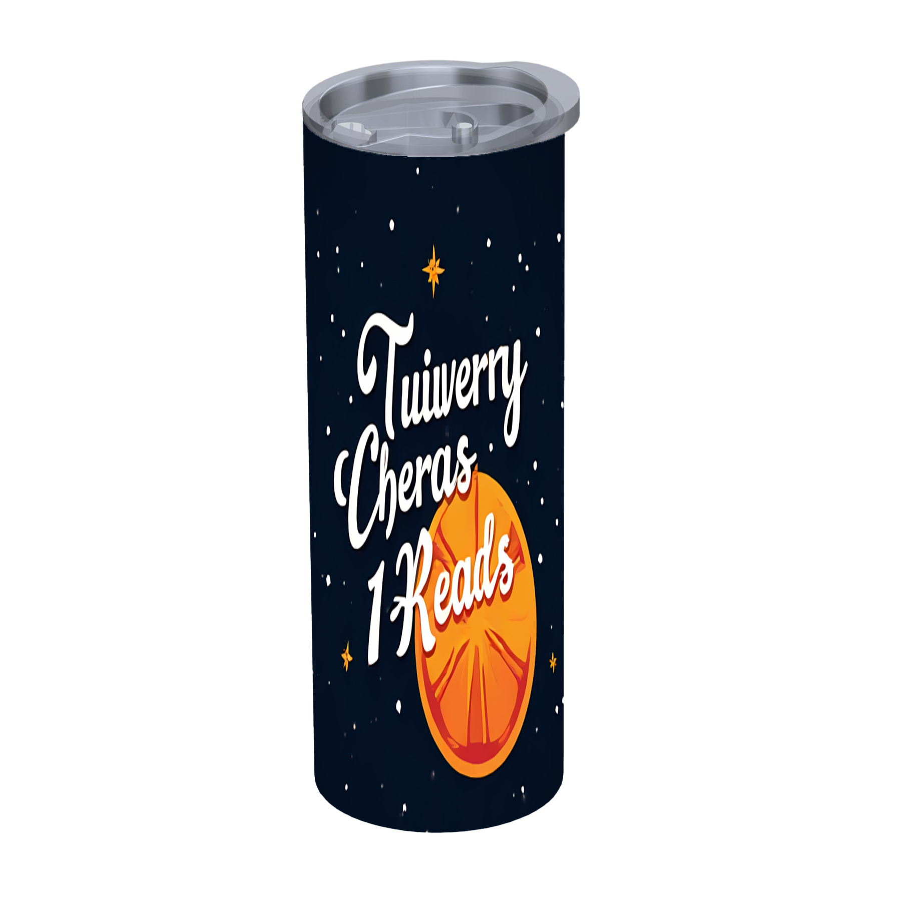 20 oz Stainless Steel Insulated Tumbler - Dark Blue with White Stars ...