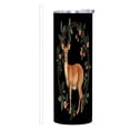 20 oz Stainless Steel Insulated Tumbler - Deer & Leaves Design Double ...