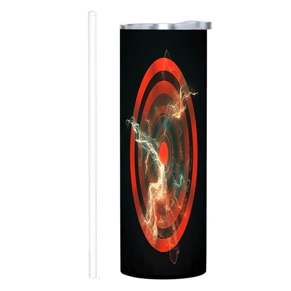 20 oz Stainless Steel Insulated Tumbler - Dynamic Black Body with ...