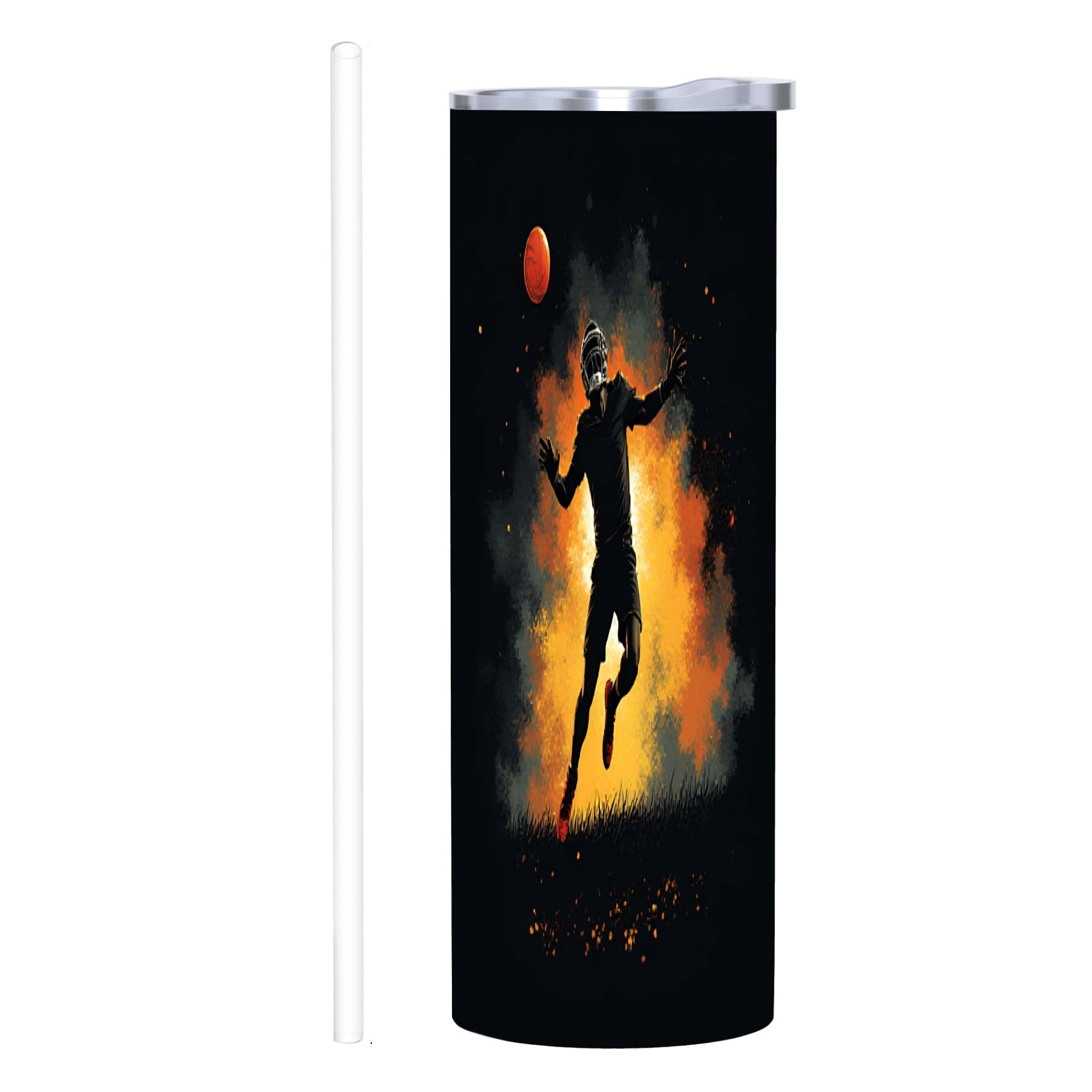 20 oz Stainless Steel Insulated Tumbler - Dynamic Flame Design Double ...