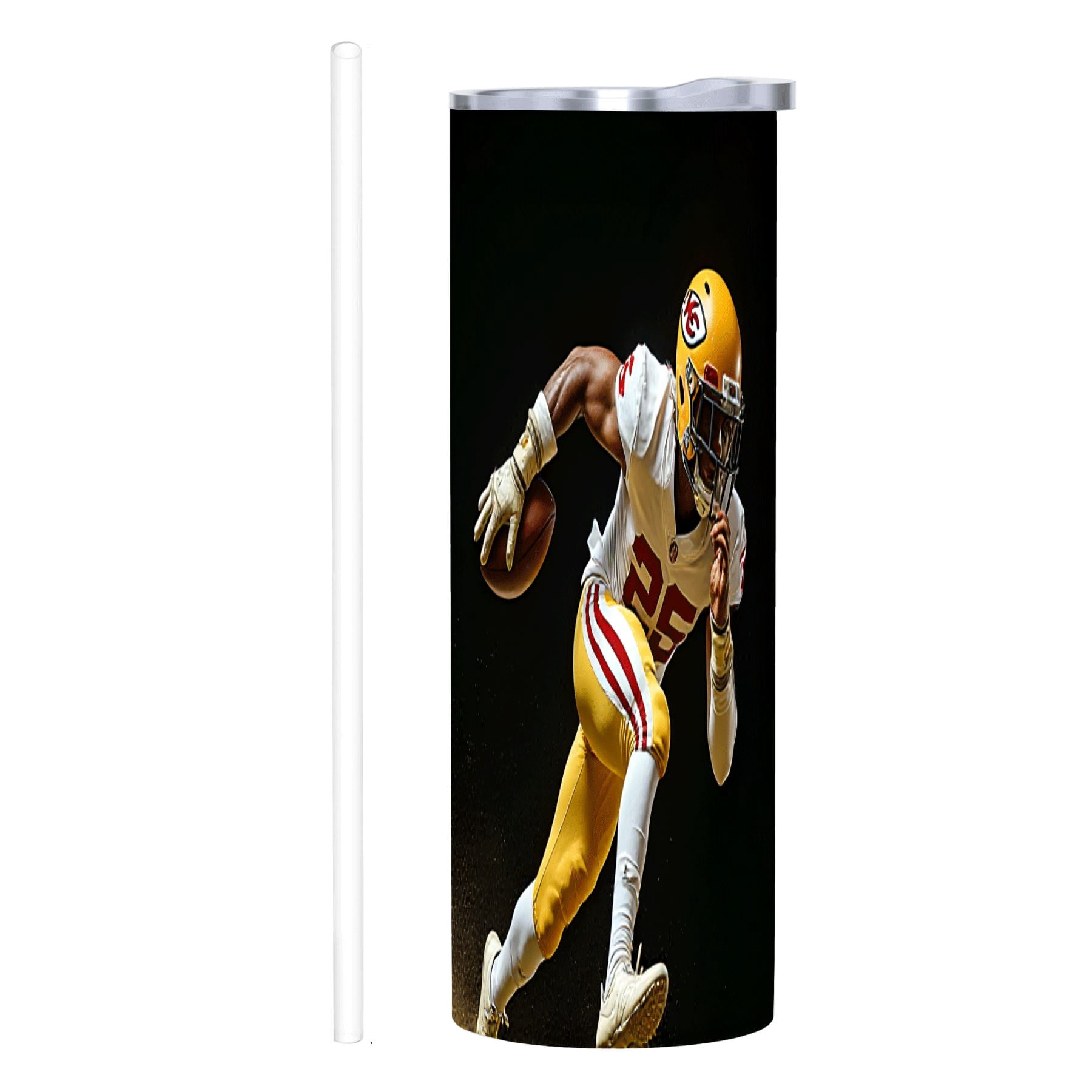 20 oz Stainless Steel Insulated Tumbler - Dynamic Football Player ...