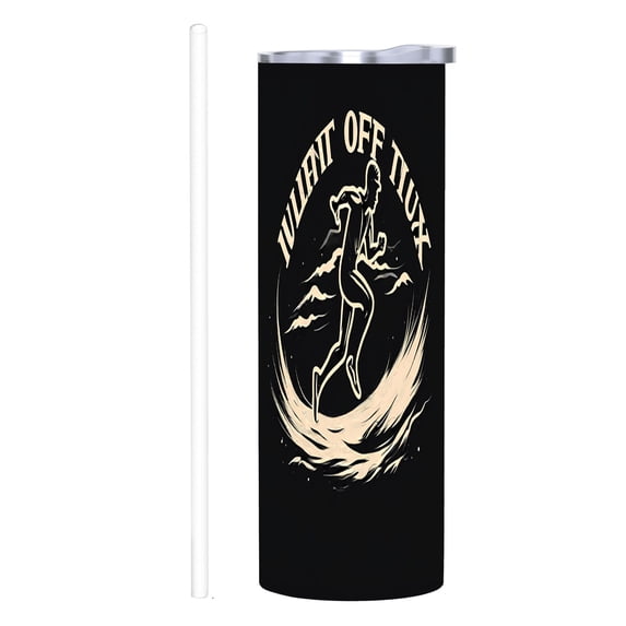 20 oz Stainless Steel Insulated Tumbler - Dynamic Running Figure Design ...
