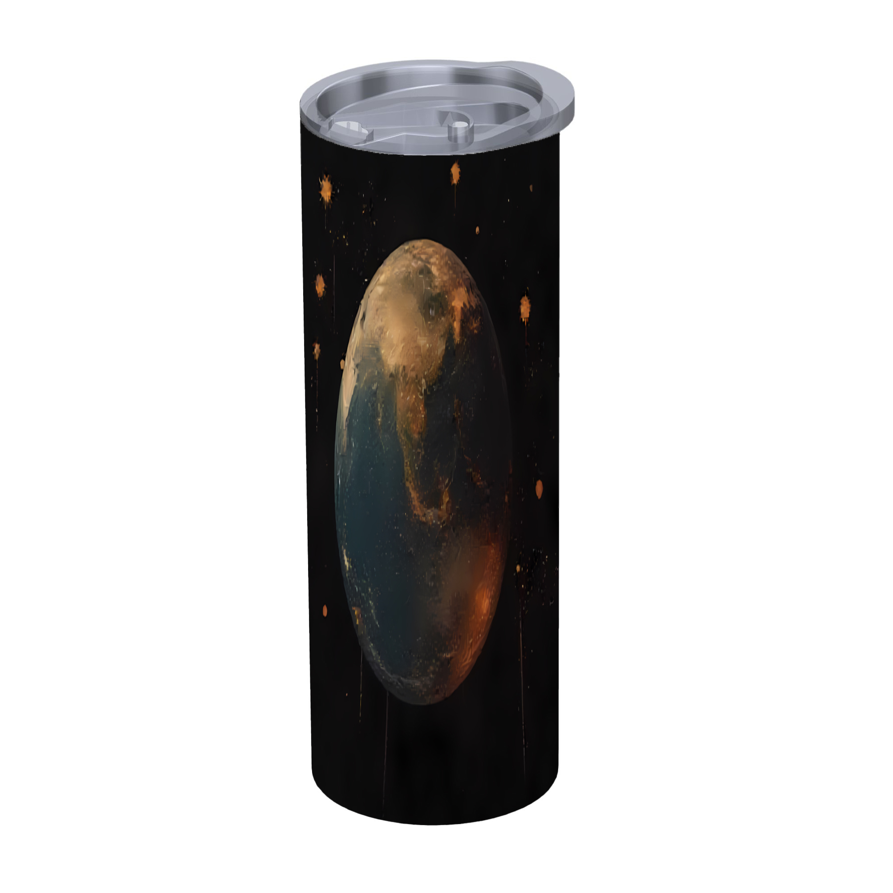 20 oz Stainless Steel Insulated Tumbler - Earth Design with Starry ...