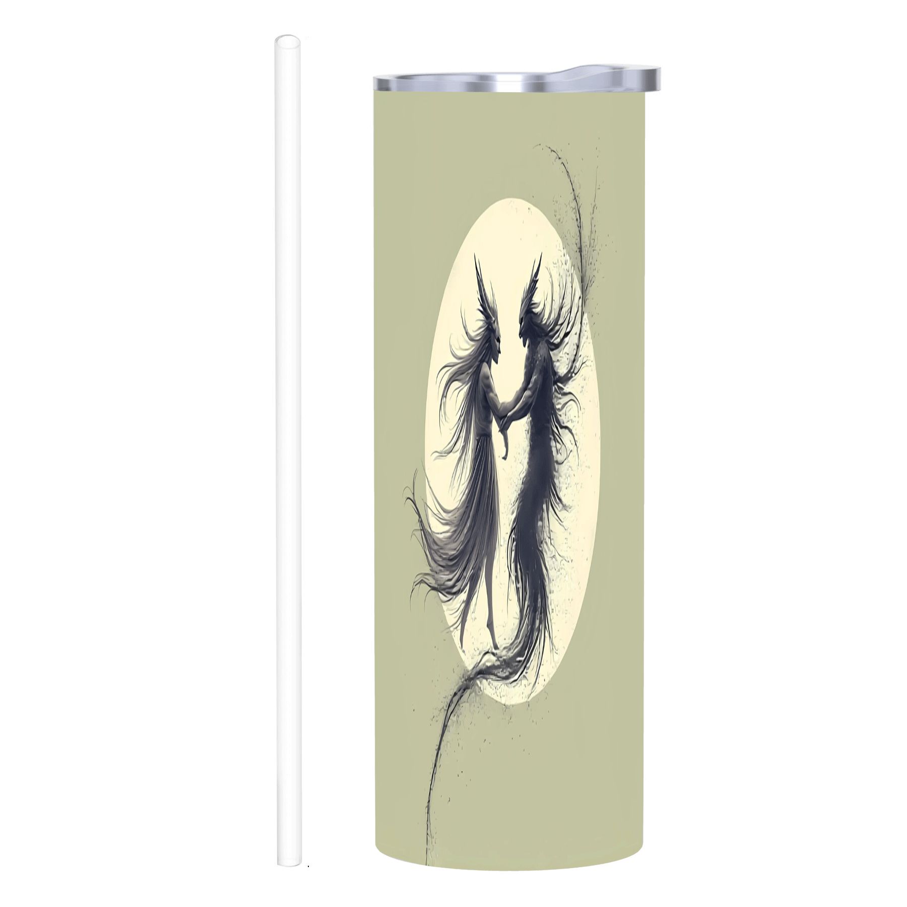20 oz Stainless Steel Insulated Tumbler - Elegant Double Wall Travel ...
