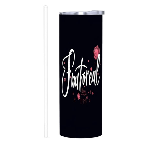 20 oz Stainless Steel Insulated Tumbler - Elegant ' Emotional ' Design ...