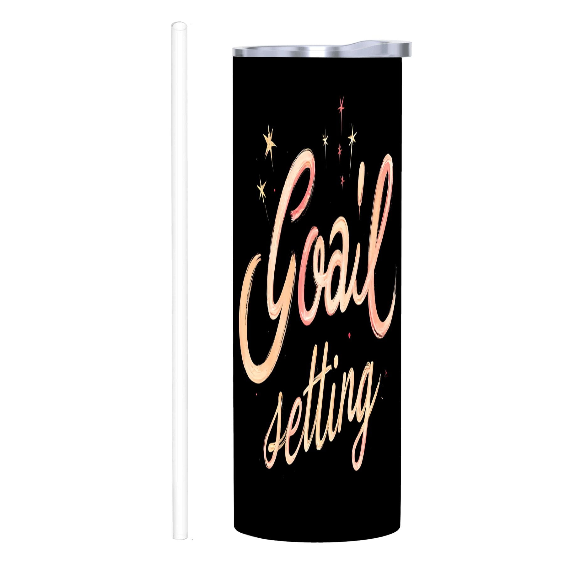 20 oz Stainless Steel Insulated Tumbler - Elegant ' Goal Setting ...
