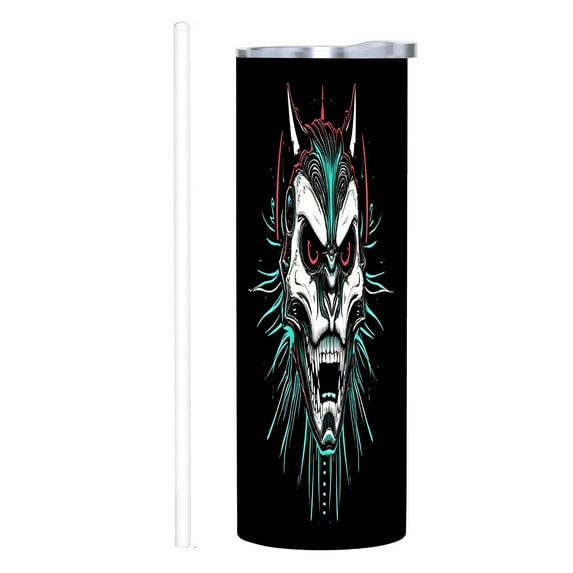 20 oz Stainless Steel Insulated Tumbler - Fierce Creature Design with ...
