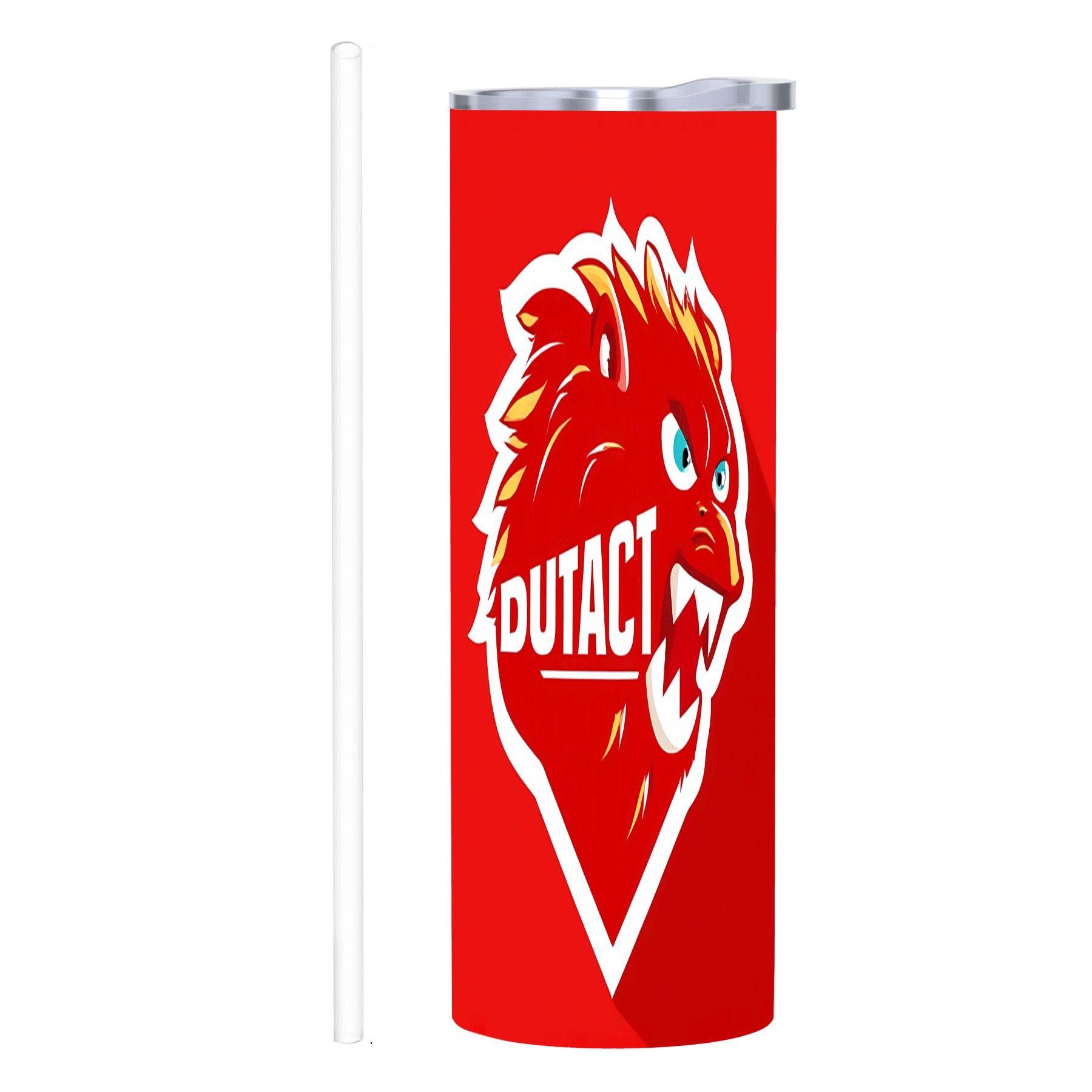 20 oz Stainless Steel Insulated Tumbler - Fierce Lion Design with ...