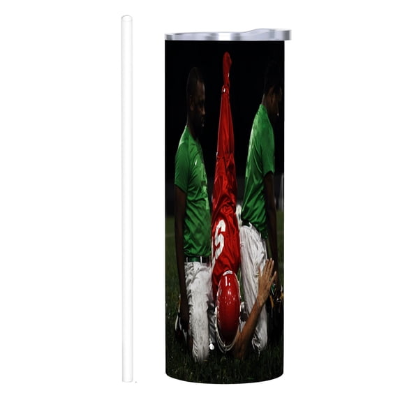 20 oz Stainless Steel Insulated Tumbler - Football Game Scene Design ...