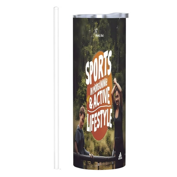 20 oz Stainless Steel Insulated Tumbler - Forest Design with Smiling ...