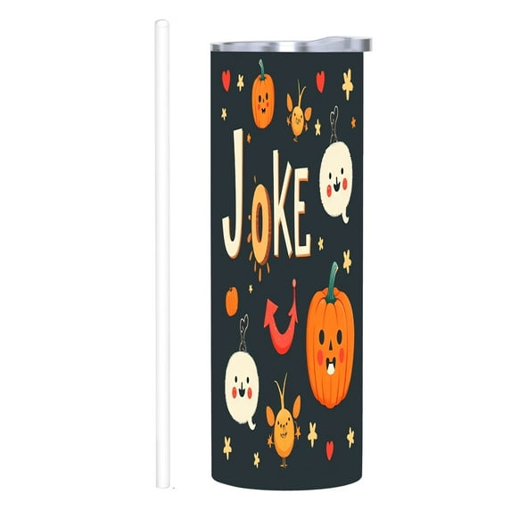 20 oz Stainless Steel Insulated Tumbler - Fun Cartoon Design with ...